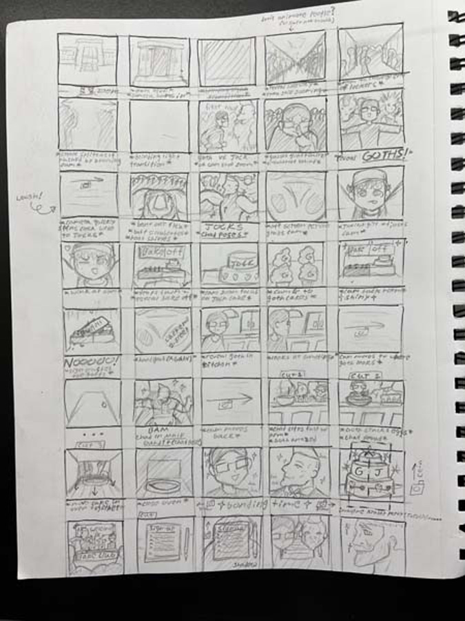 Cook Off Storyboard | The Walt Disney Family Museum