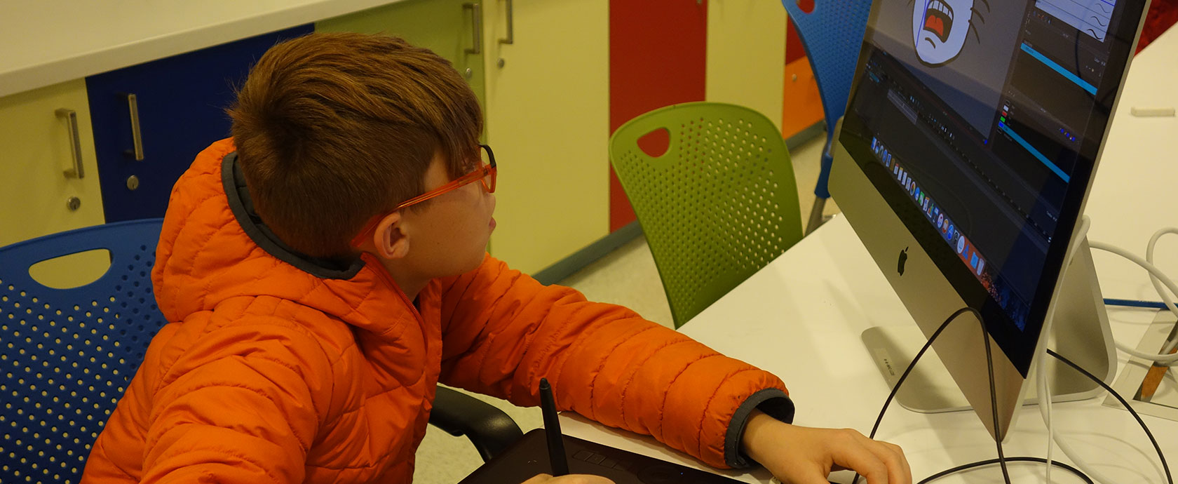 Digital 2D Animation for Middle School Students